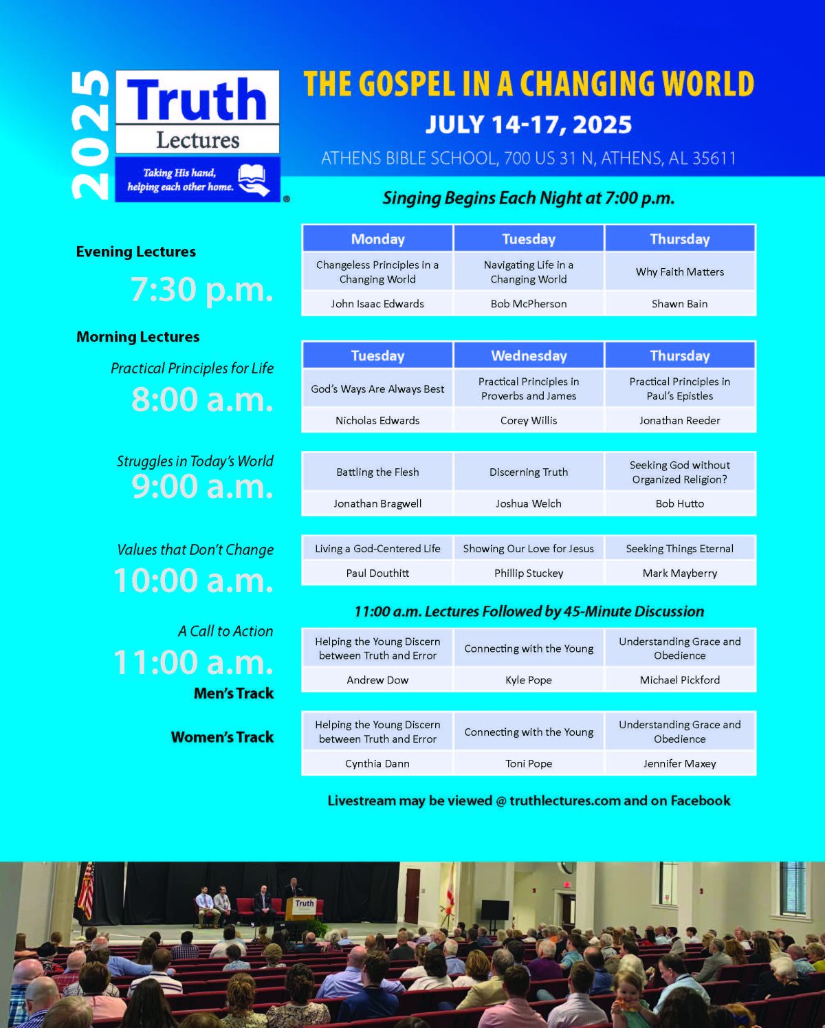 2025 Truth Lectures – Truth Lectures